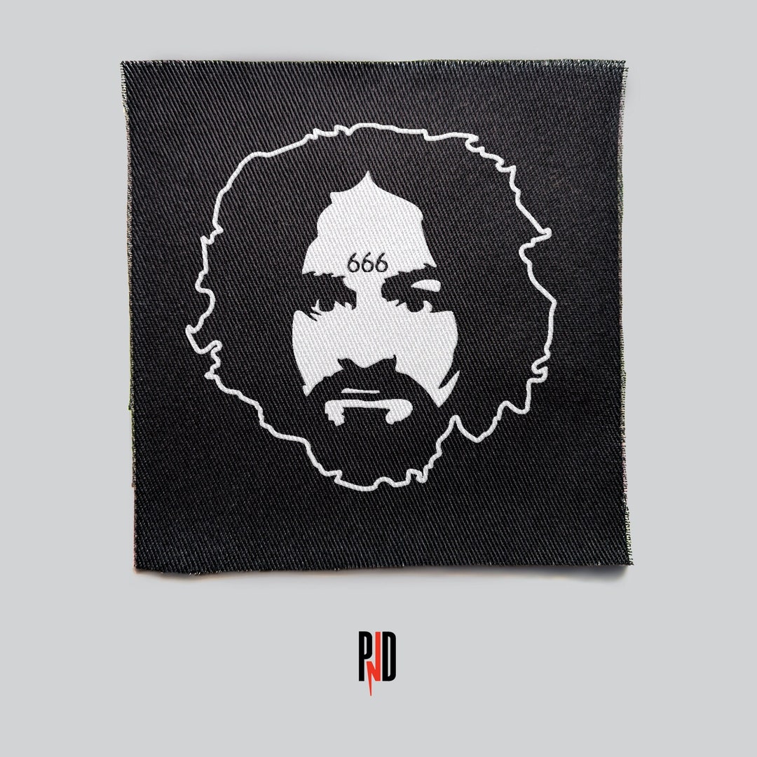 Manson Screen Printed Patch, Punk, Patches, Patch, Sew on Patch, Punk ...