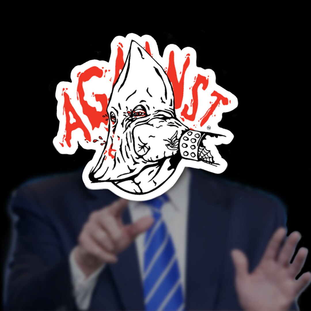 AGAINST STICKER - Punk Sticker, Puncher Sticker, Stickers, Laptop ...