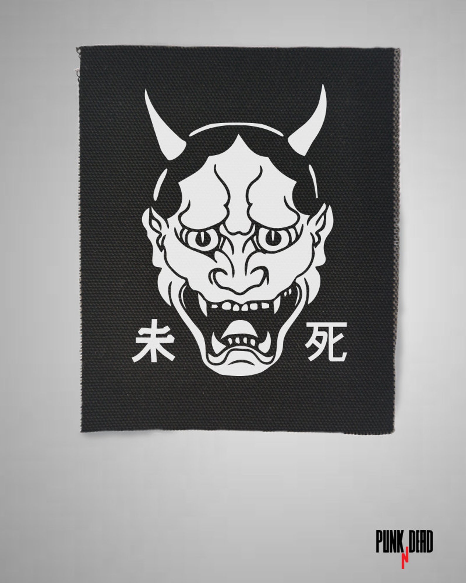 Evil Mask Oni Mask Traditional Punk Patches Patch Sew on - Etsy