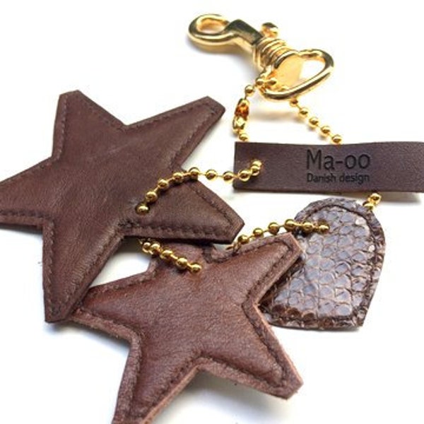 Leather Keyring - Etsy
