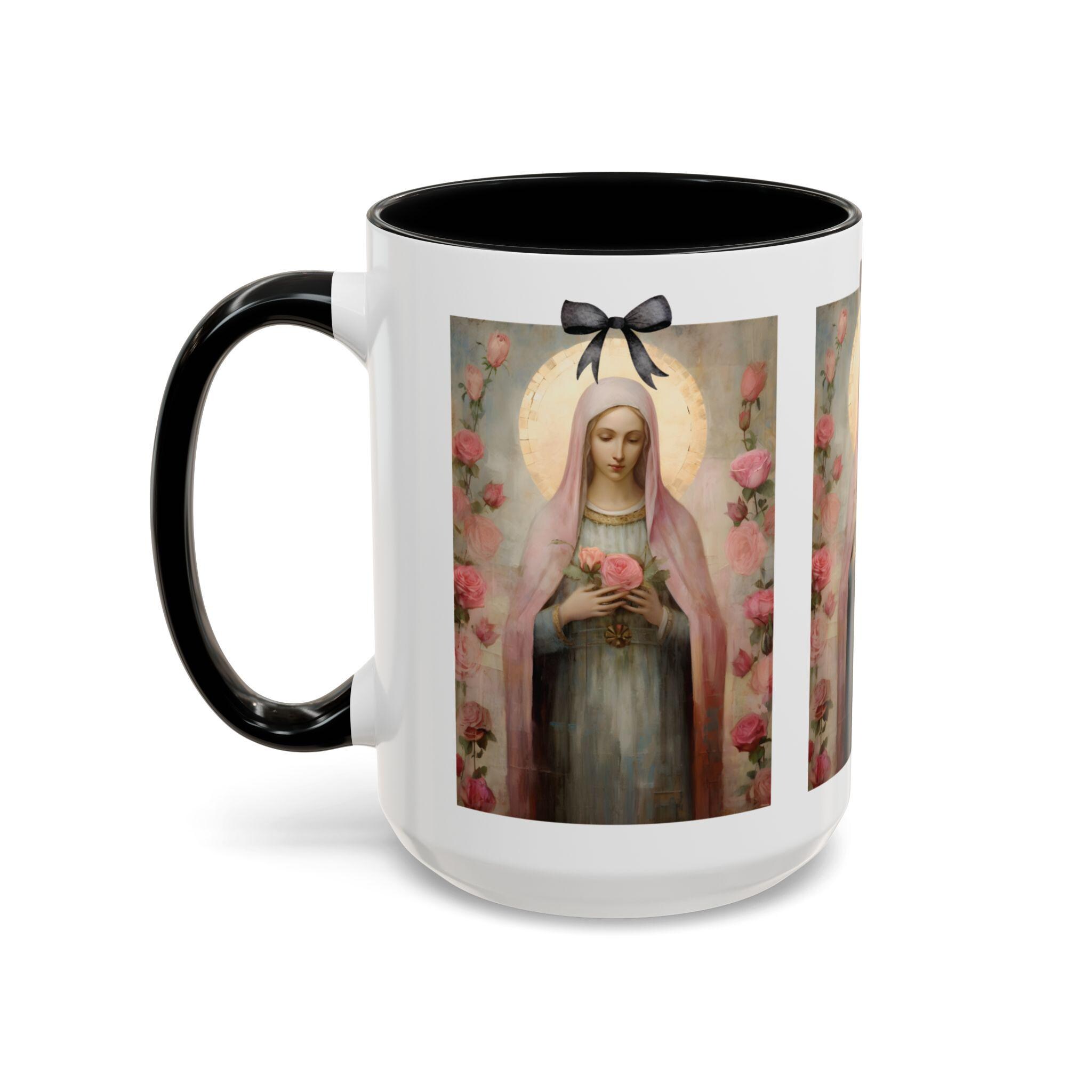 Virgin Mary Mug Catholic Teacher Gift Christian Faith Gift Prayer Group ...