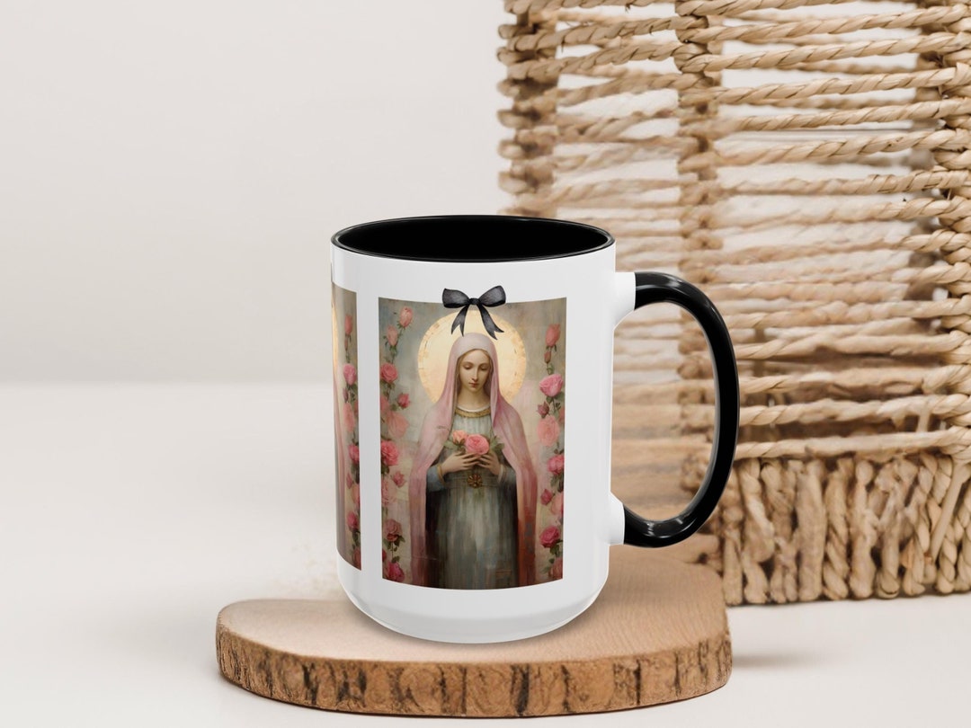 Virgin Mary Mug Catholic Teacher Gift Christian Faith Gift Prayer Group ...