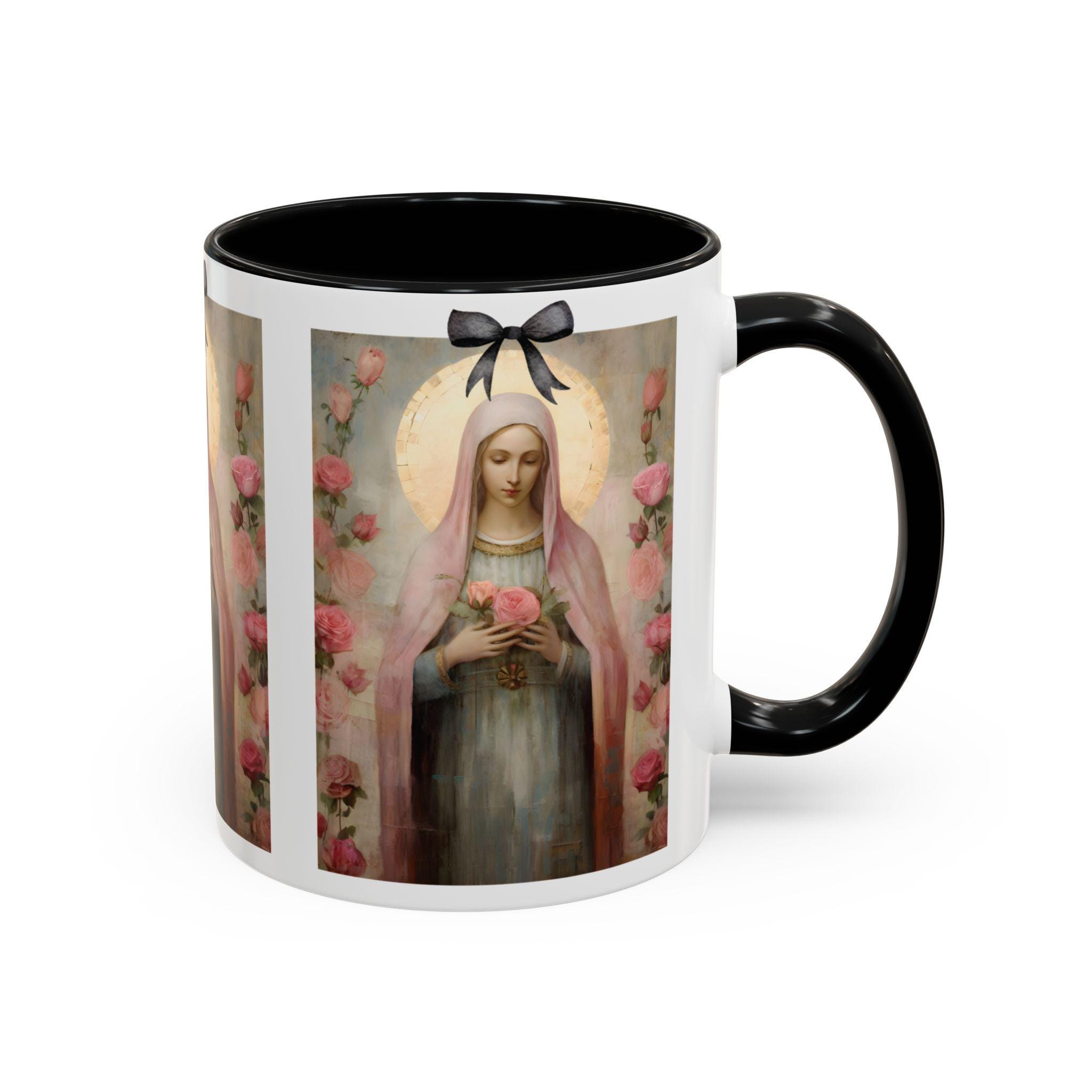 Virgin Mary Mug Catholic Teacher Gift Christian Faith Gift Prayer Group ...