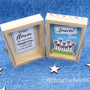 Message in a Box "flower for Every Time I Thought of You.." Anniversary ...