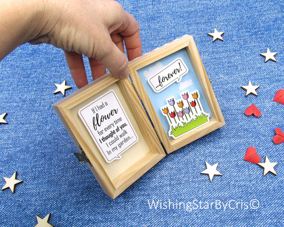 Message in a Box "flower for Every Time I Thought of You.." Anniversary ...