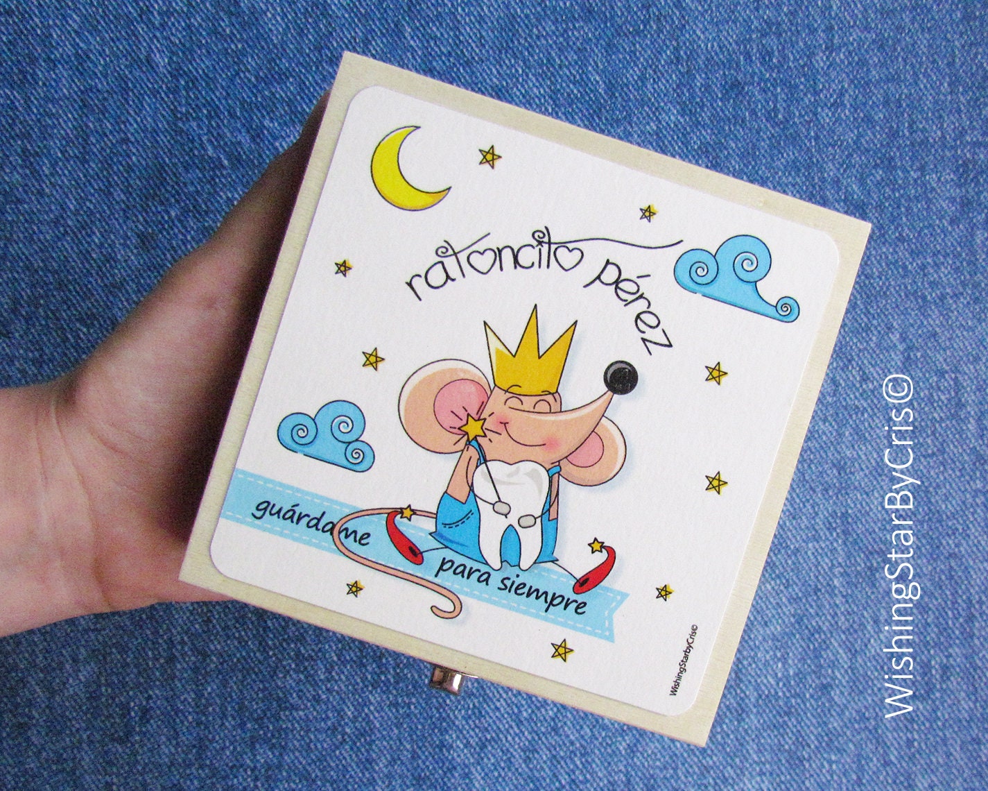 Ratoncito Pérez / Tooth Fairy Milk Teeth Box spanish Market - Etsy