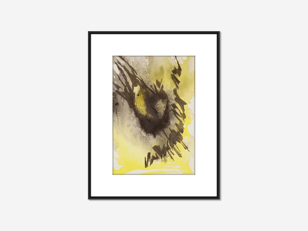 Abstract Watercolor Painting Small, Watercolor Art, Abstract Small ...