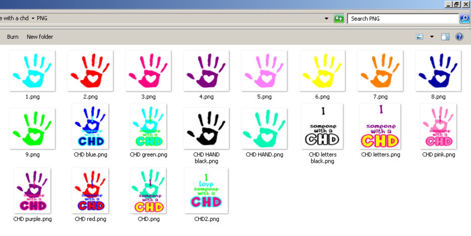 I Love Someone With a CHD Clip Art, CHD Clipart, Congenital Heart ...
