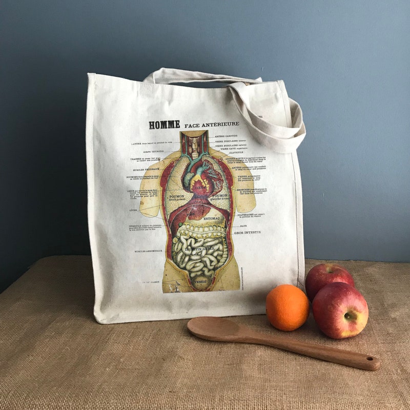 Anatomy Tote Bag - Etsy