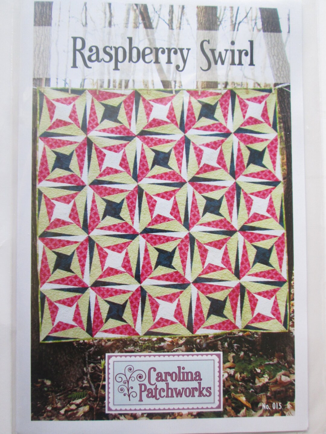 Raspberry Swirl Quilt Pattern by Carolina Patchwork - Etsy
