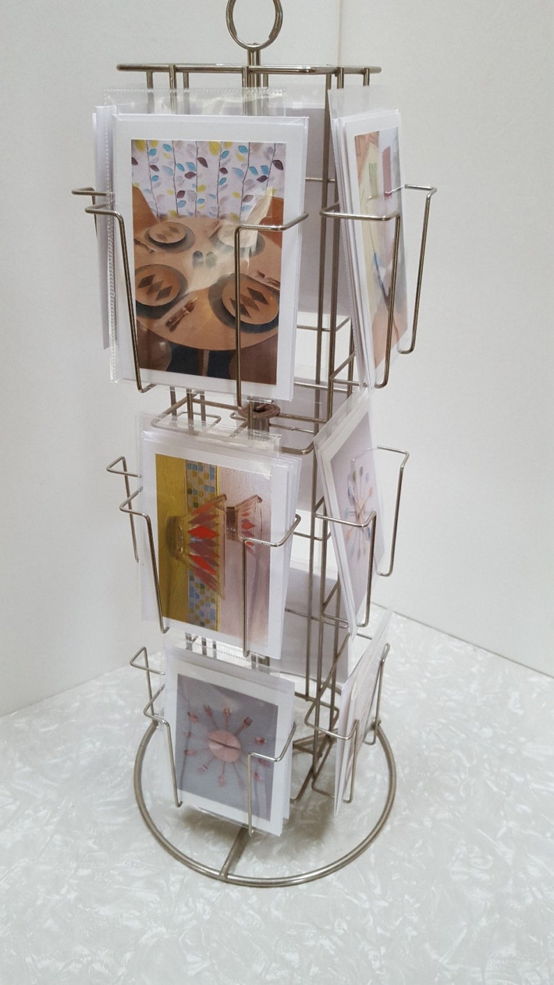 Mid Century Atomic Note Cards 6 Pack - Etsy