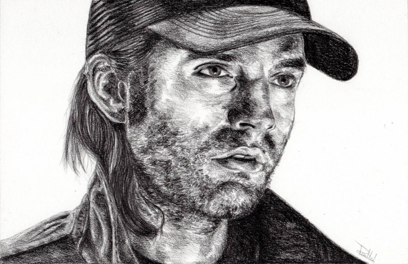 Bucky Barnes Portrait PRINT - Etsy