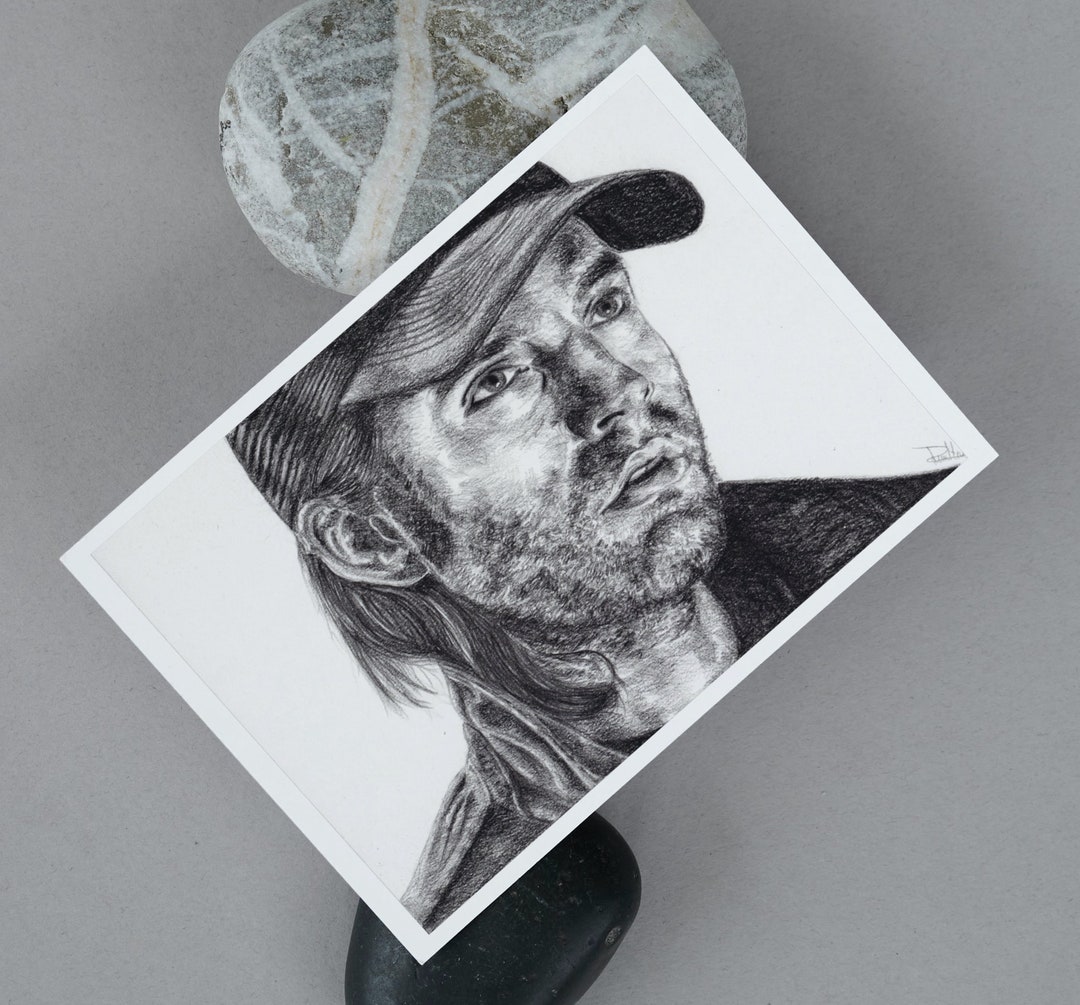 Bucky Barnes Portrait PRINT - Etsy