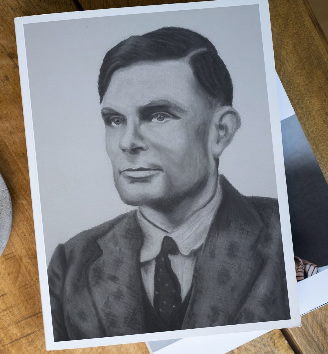 Alan Turing Pastel PRINT - Etsy