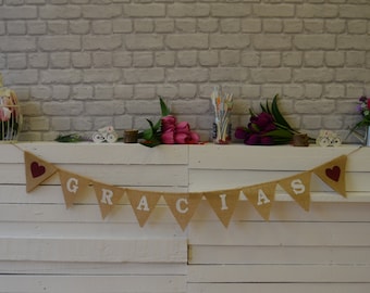 Gracias Banner | Etsy