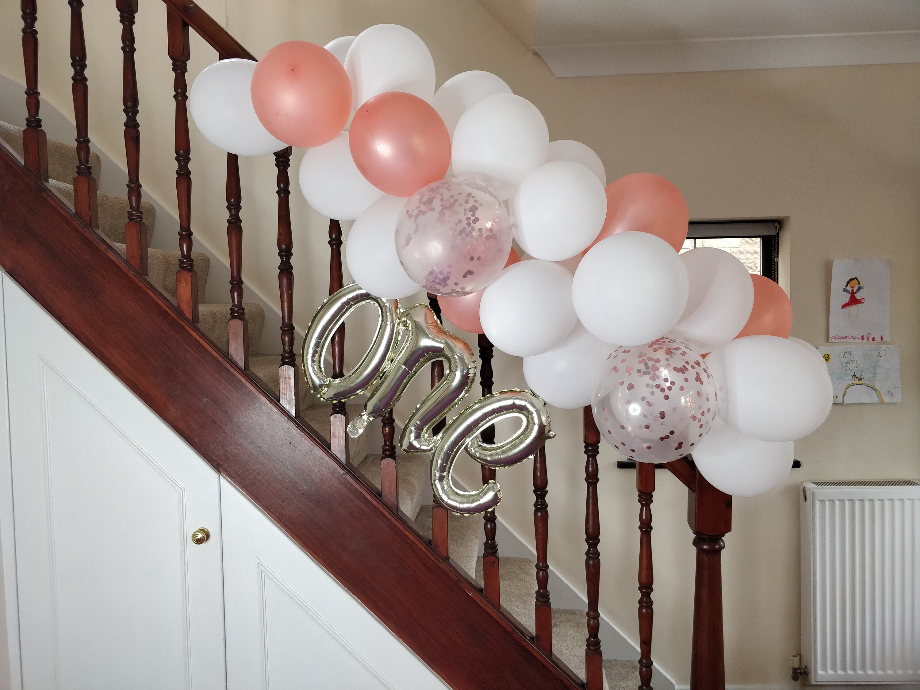 ONE Script Letters Balloon Linked | Etsy