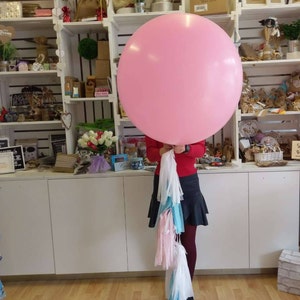 Set of 6 Pink HUGE 36" Inch Balloon Latex Balloons Big Latex Balloon ...