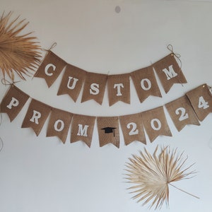 Banderines de graduación personalizados Prom 2023 Nombre Graduación ...
