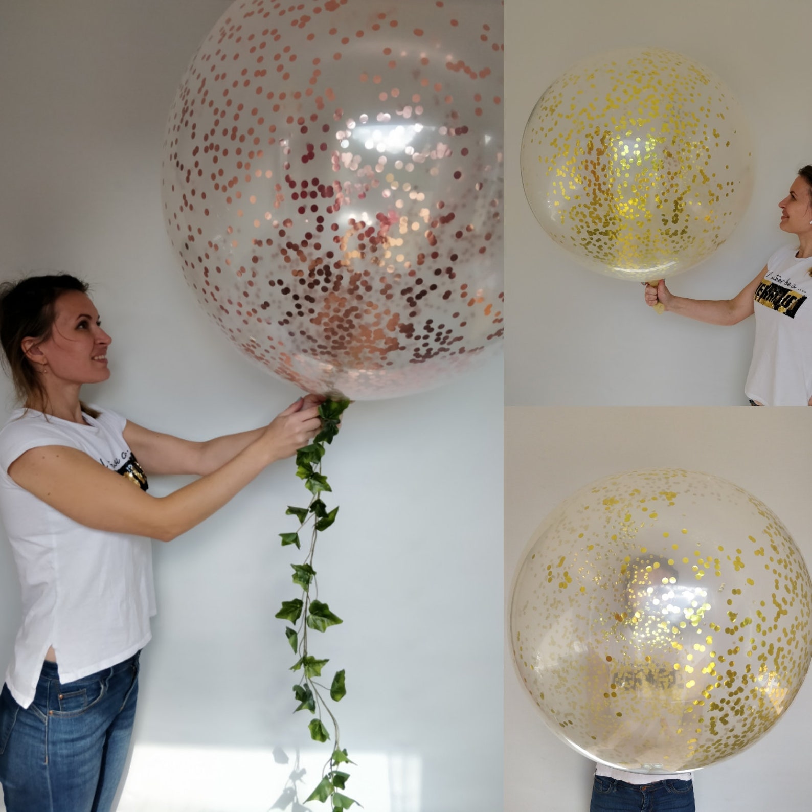 Confetti Balloon Large Clear Balloons / Birthday Confetti - Etsy