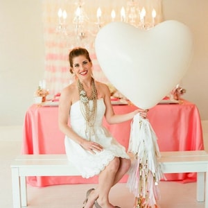 HUGE 36" Inch Heart Balloon Round Latex Balloons Big Latex Balloon ...