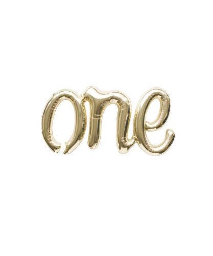 ONE Script Letters Balloon Linked - Etsy UK