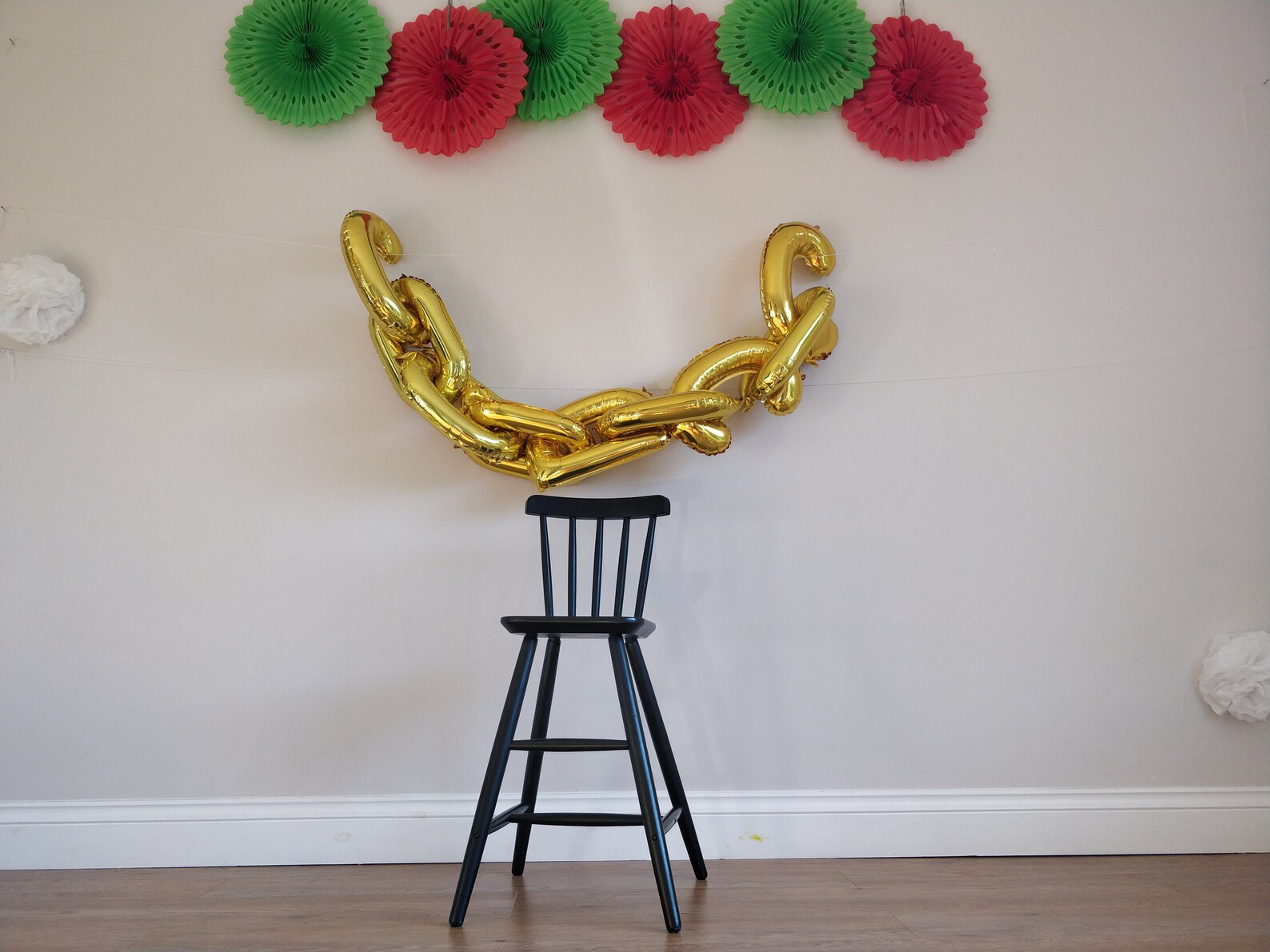 Gold Chain Balloon / Silver Chain / Rose / Hip Hop Party/ Arch | Etsy