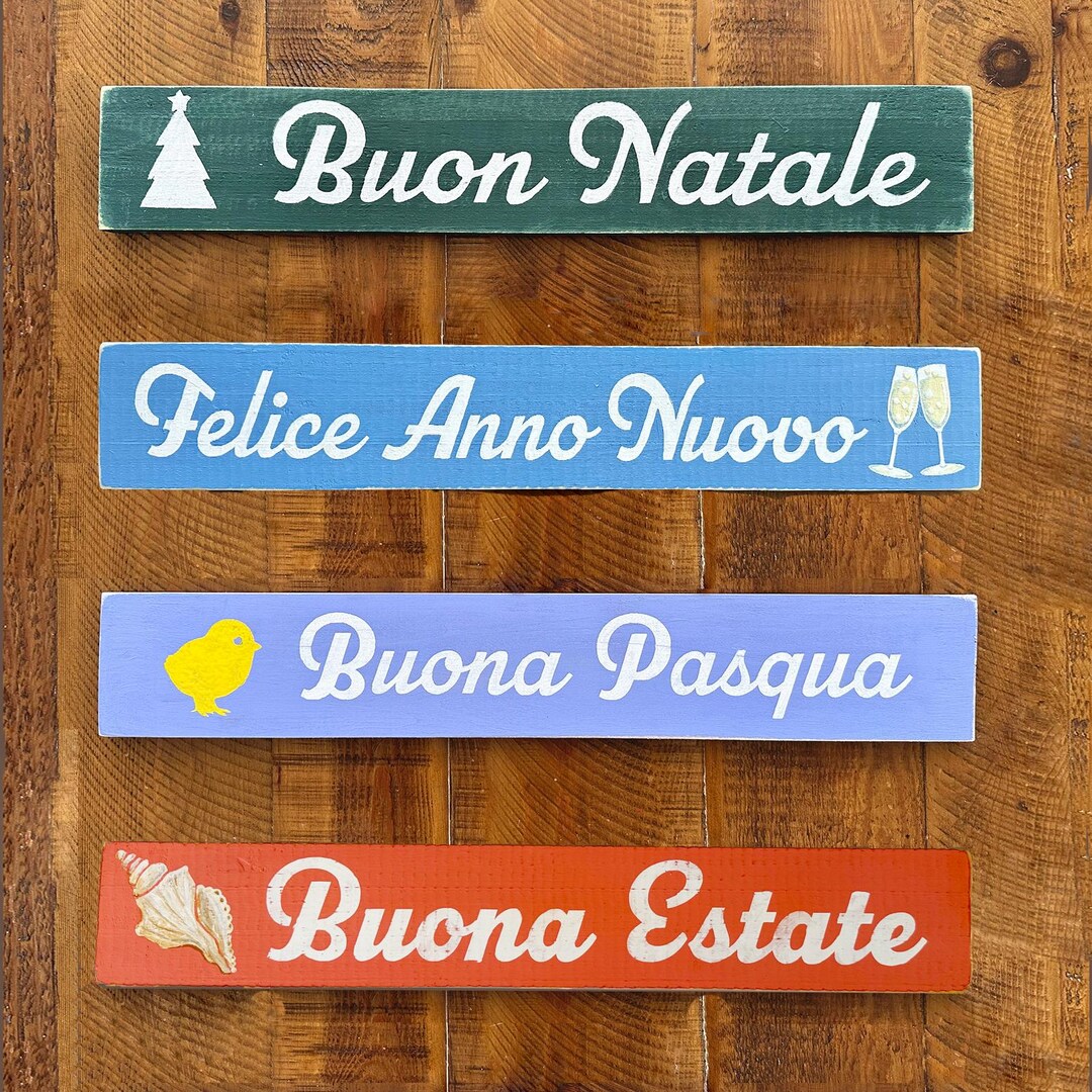 Buon Natale, Anno, Pasqua, or Estate Sign - Etsy