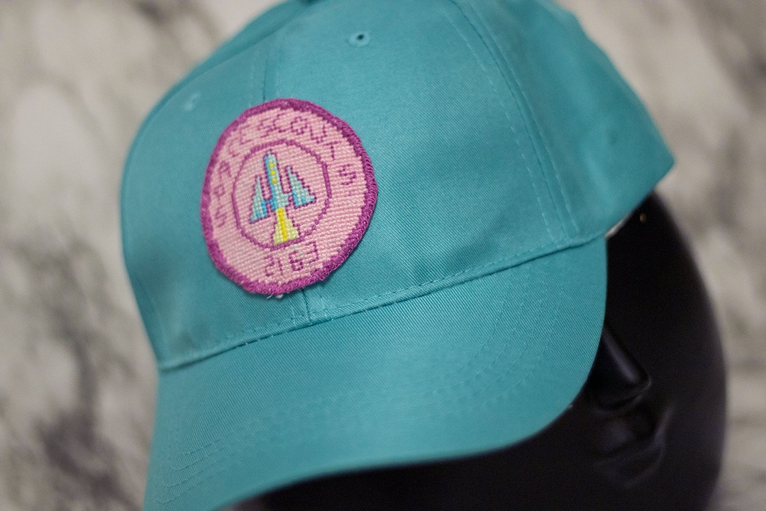 Space Scouts Baseball Cap With Hand-embroidered Patch - Etsy