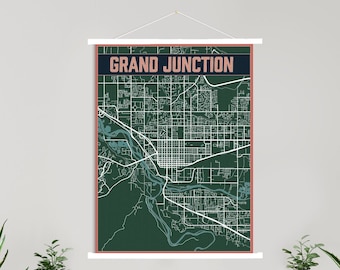 Grand Junction Map - Etsy