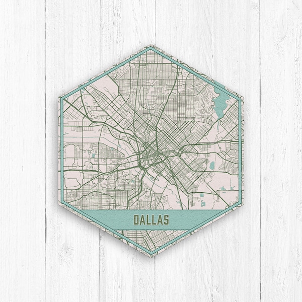 Dallas Map - Etsy