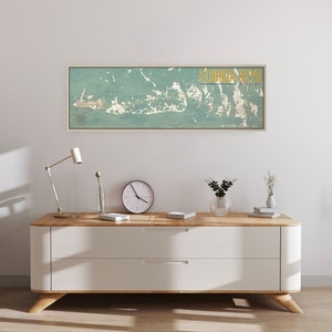 Florida Keys Nautical Street Map | Hanging Canvas Map of Florida Keys ...