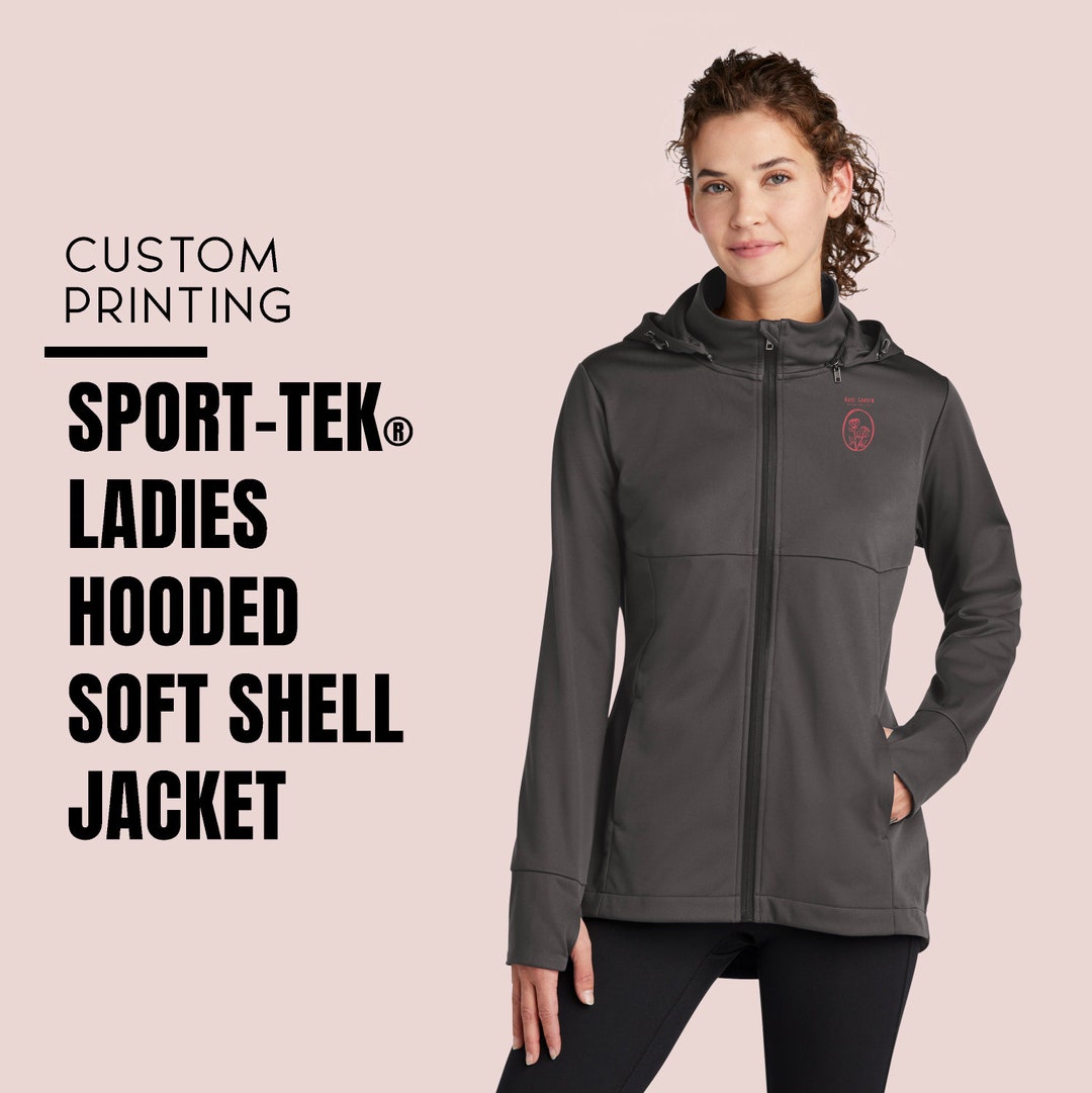 Sport-tek® Ladies Hooded Soft Shell Jacket | Personalized Soft Shell ...