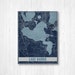 Lake Harris Florida Map Print | Lake Harris Magnetic Poster Frame ...