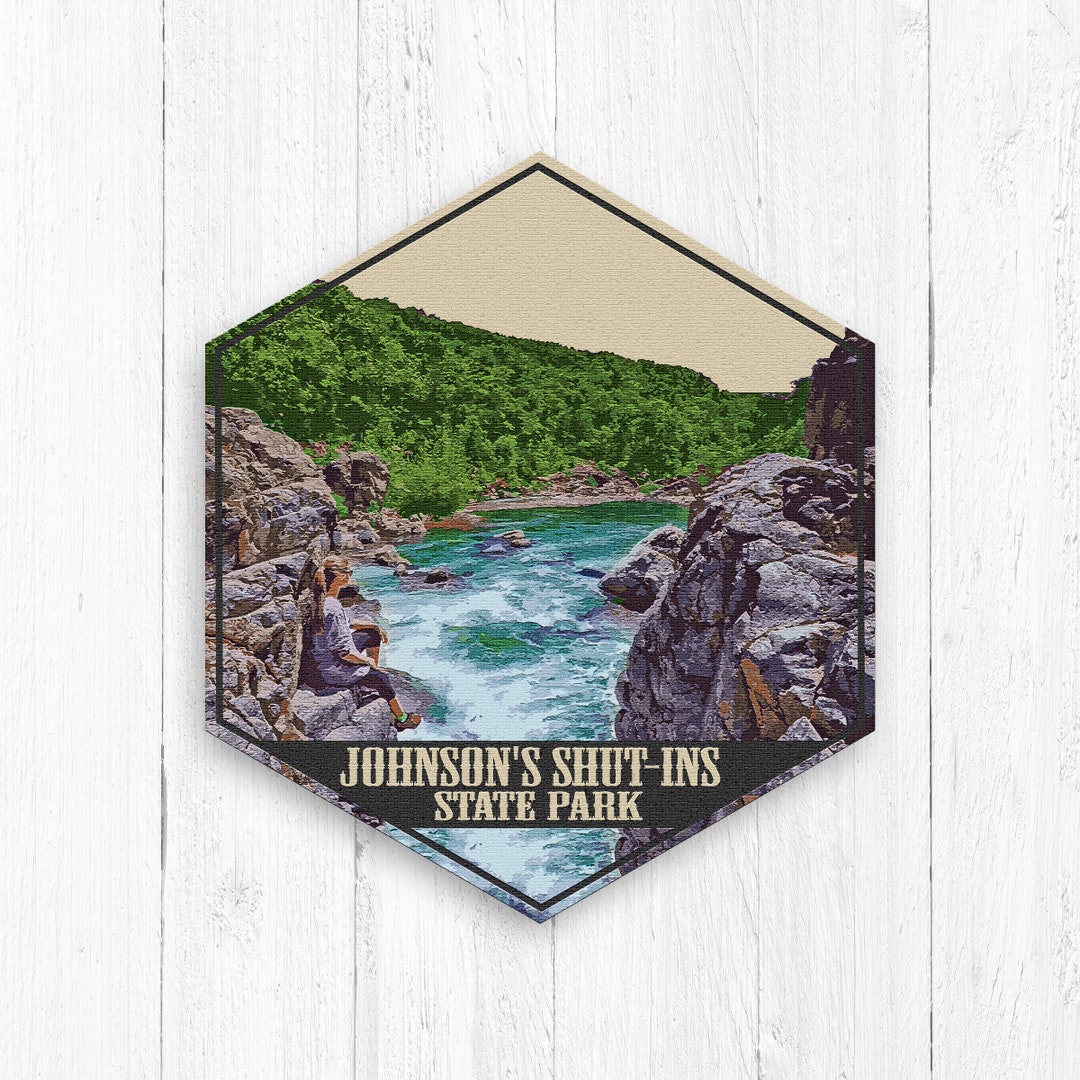 Johnsons Shut Ins State Park Print, State Park Art, Johnsons Shut Ins ...