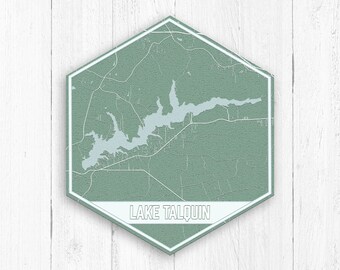 Lake Talquin Map - Etsy