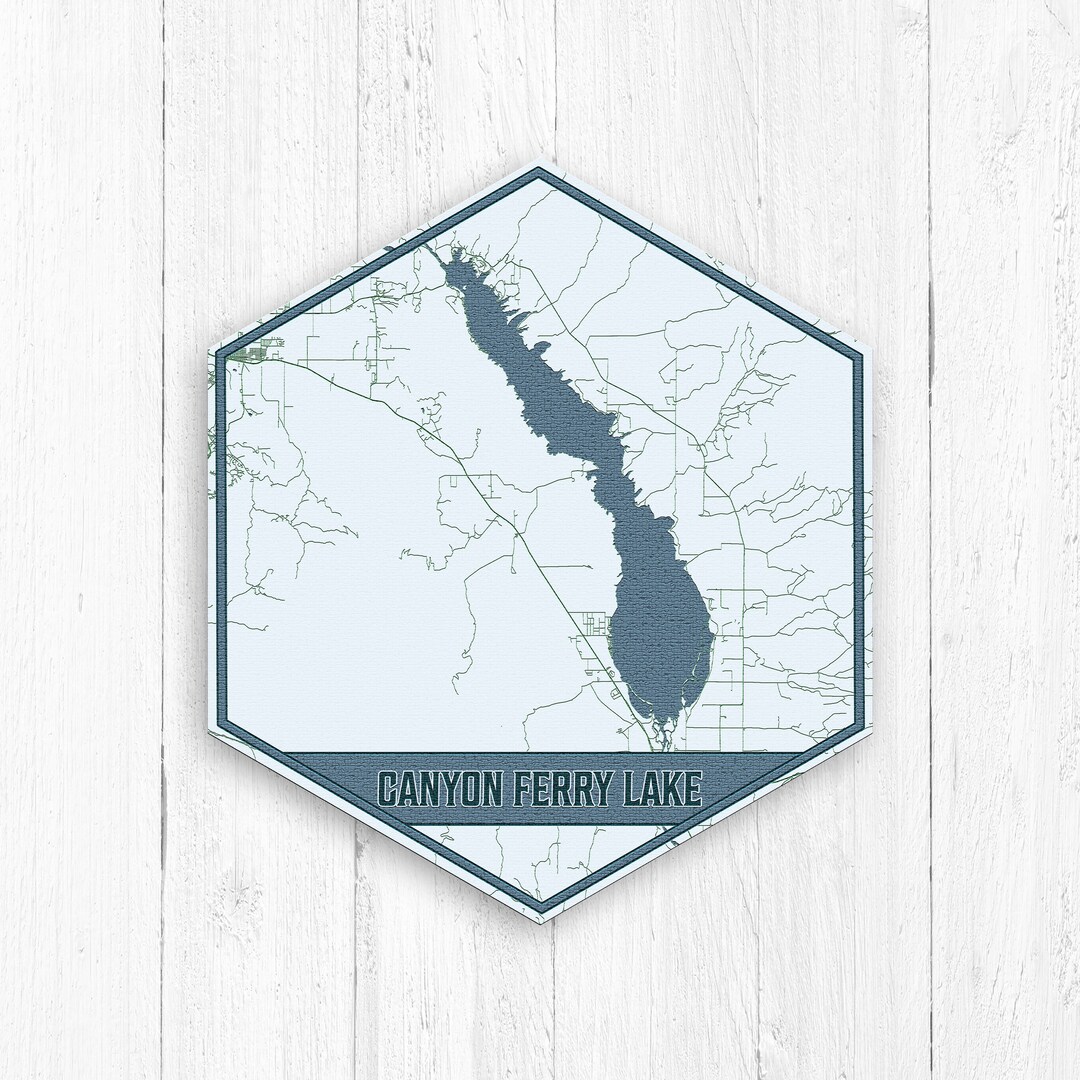 Canyon Ferry Lake Montana Print, Canyon Ferry Lake Canvas, Blue Lake ...