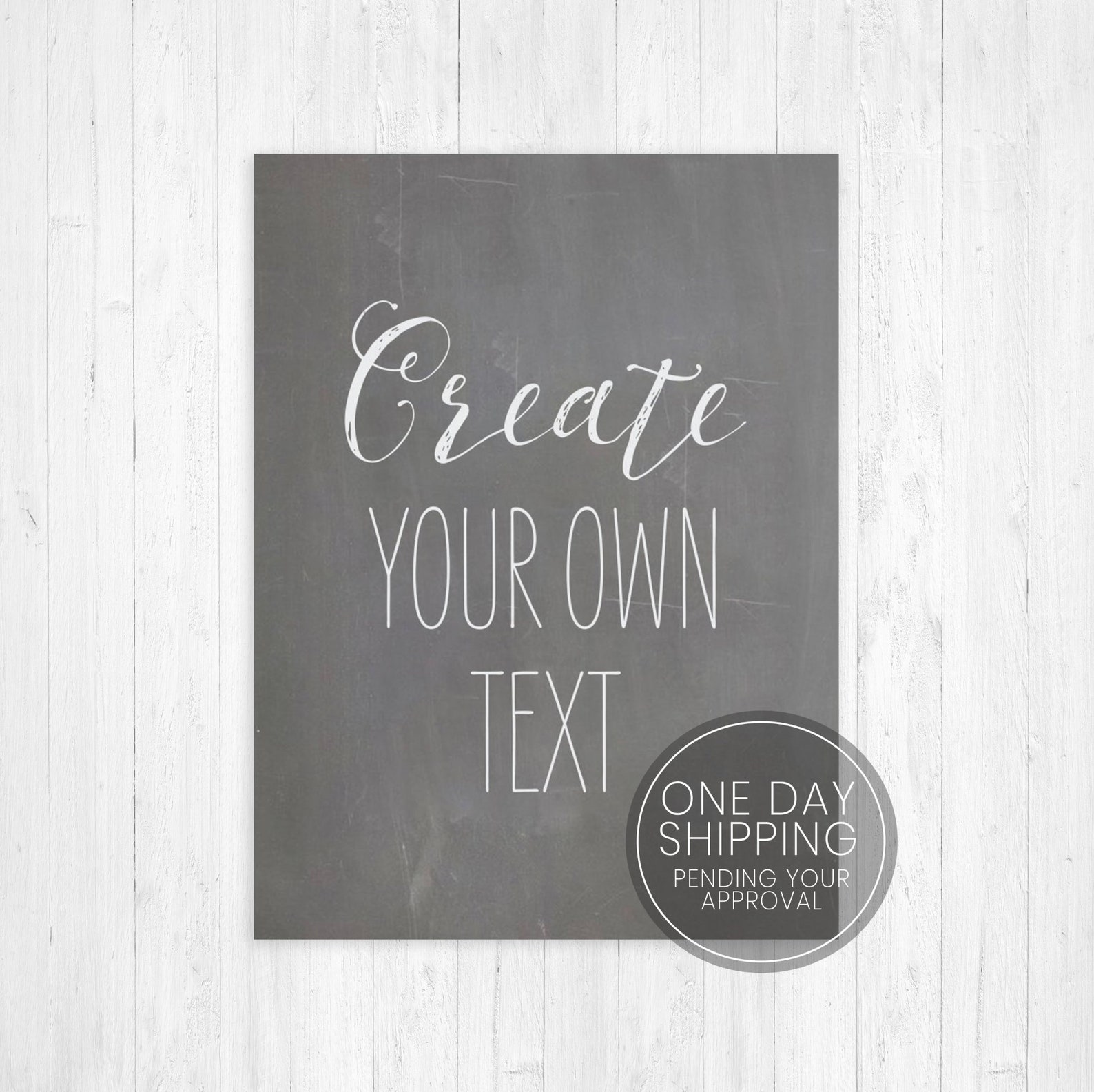 Create Your Own Text Canvas Sign, Personalized Canvas, Custom Canvas ...