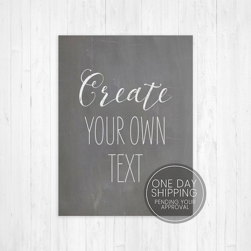 Custom Canvas Quote Text Personalized Wall Art Create Your - Etsy