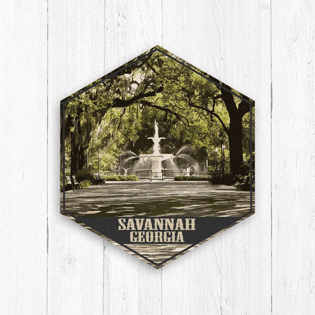 Savannah Georgia Print, Savannah Georgia Wall Decor, Travel ...