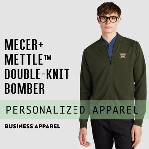 Mercer+mettle™ Double-knit Bomber | Men's Custom Bomber | Men's Custom ...