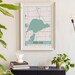 Rush Lake Minnesota Map Print Rush Lake Magnetic Poster - Etsy