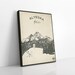 Alyeska Alaska Ski Resort Sketch Print | Hanging Canvas of Alyeska Ski ...