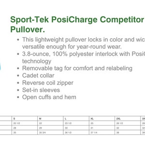 Sport-tek® Posicharge® Competitor™ 1/4-zip Pullover | Custom Quarter ...