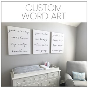 Personalized Canvas Sign, Personalized Canvas, Custom Canvas Print ...