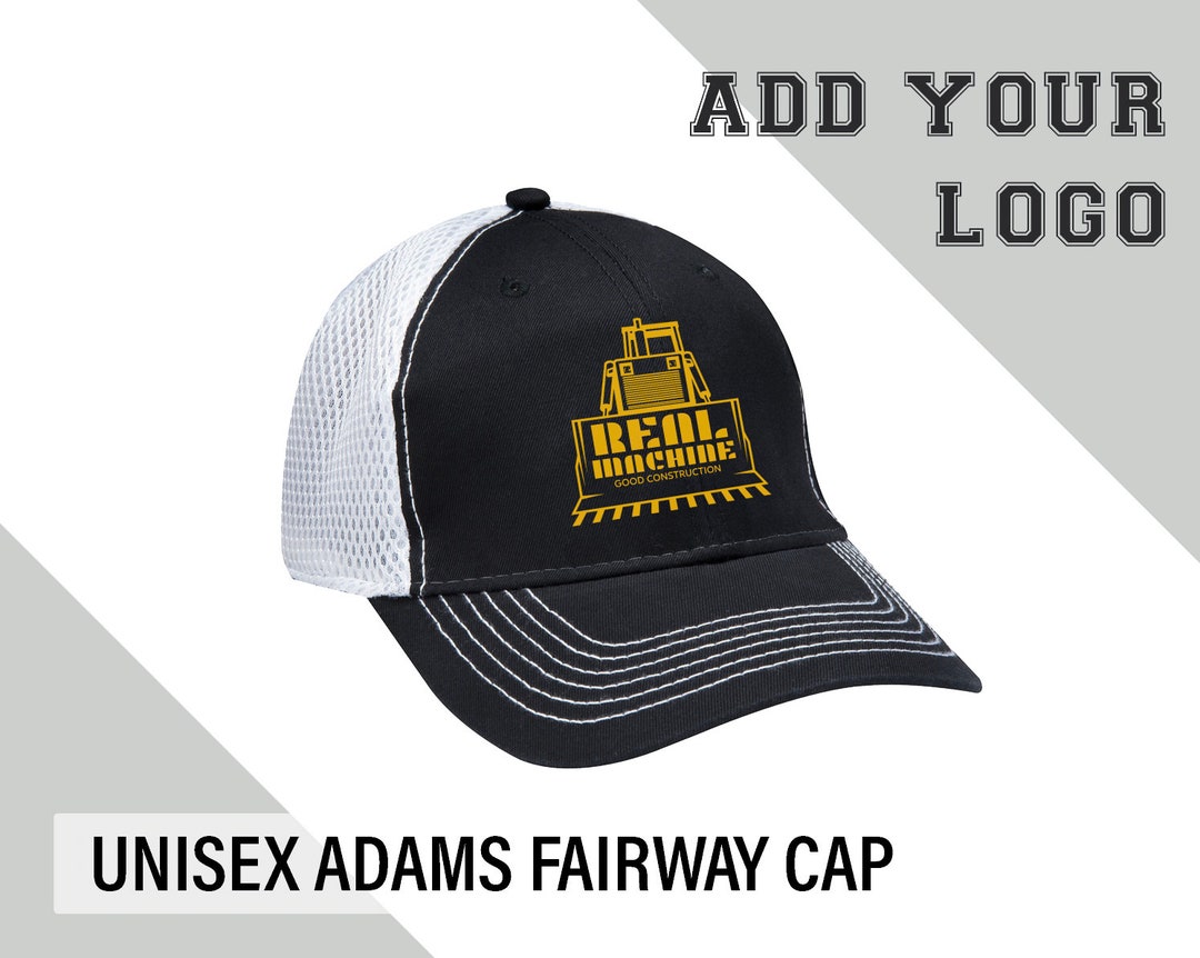 Custom Adams Fairway Cap | DTF Printed Hat | Personalized Mesh Back ...