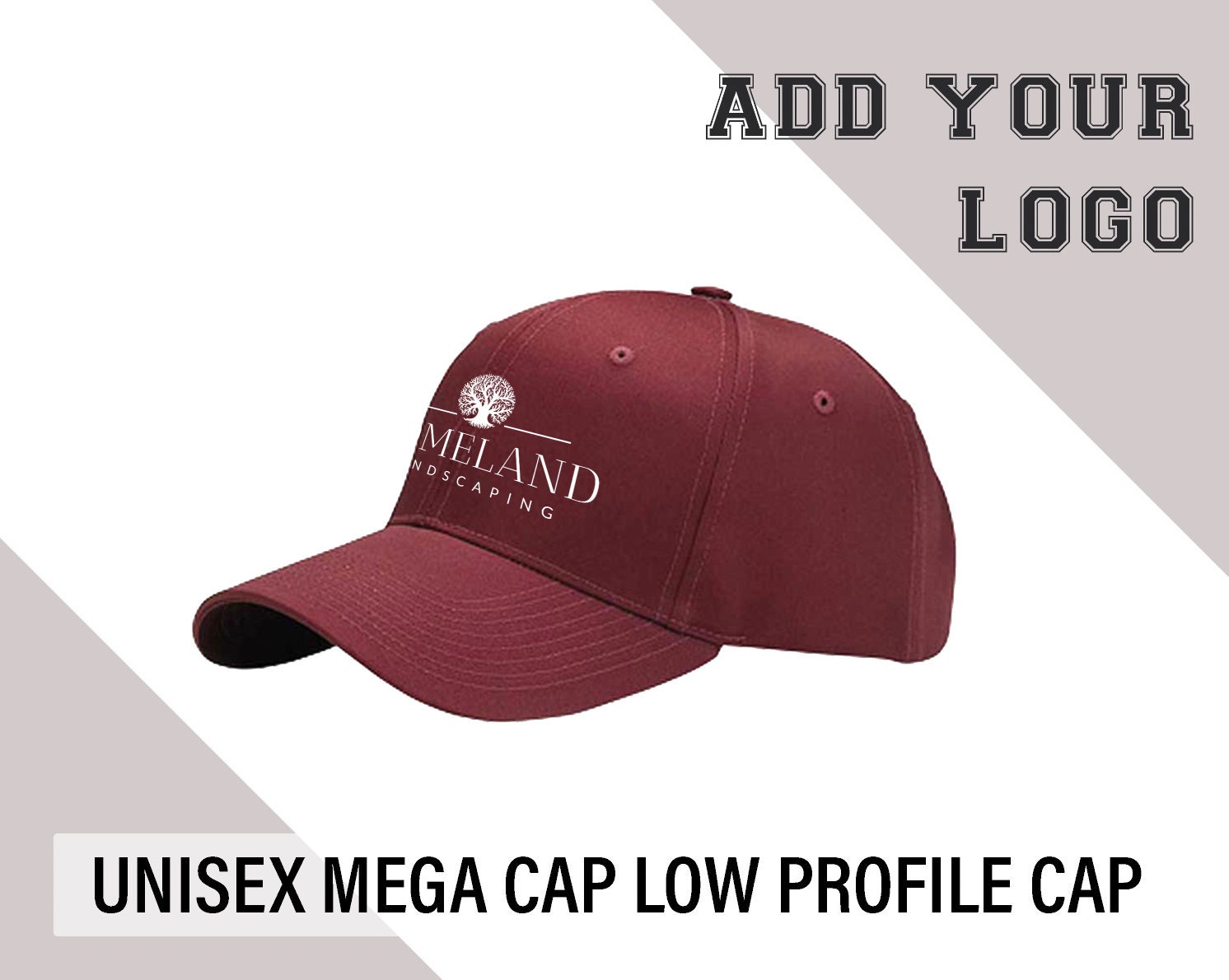 Customizable Mega Cap Low Profile Twill Cap Personalized | Etsy