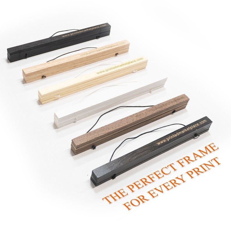 Hanging Wooden Magnetic Picture Frames Hanging Frame | Etsy