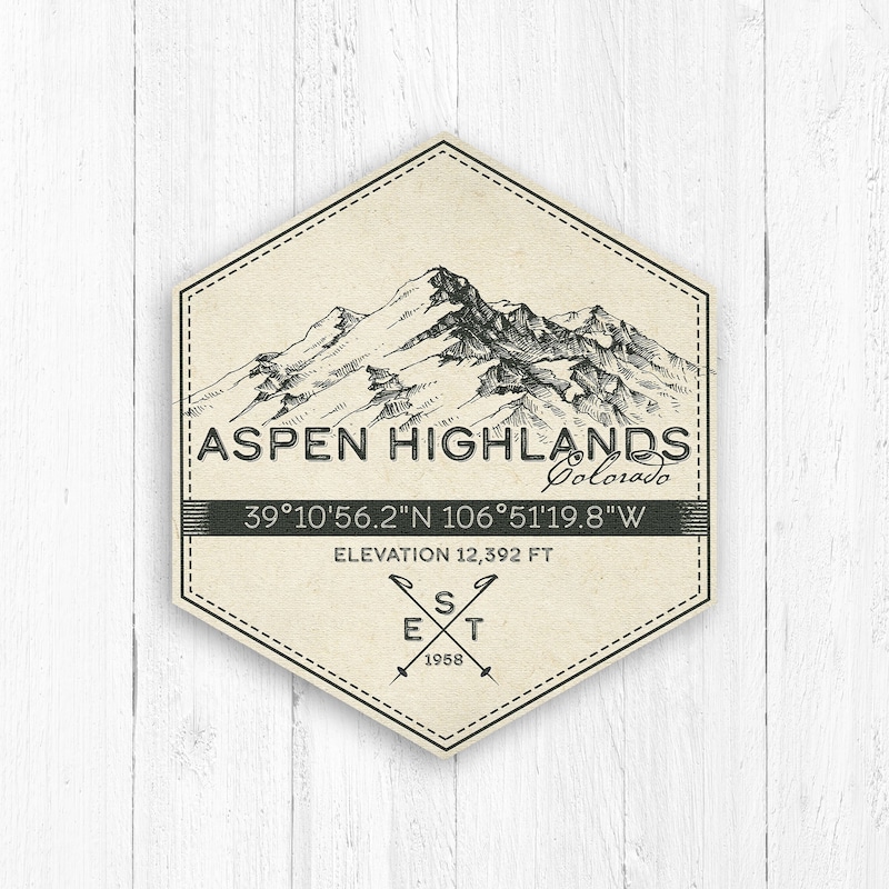 Aspen Decal - Etsy