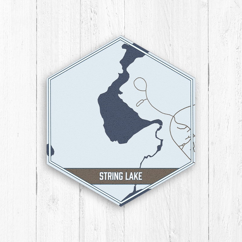 Lake String Art - Etsy