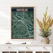 Waterloo New York Street Map | Hanging Canvas Map of Waterloo NY ...